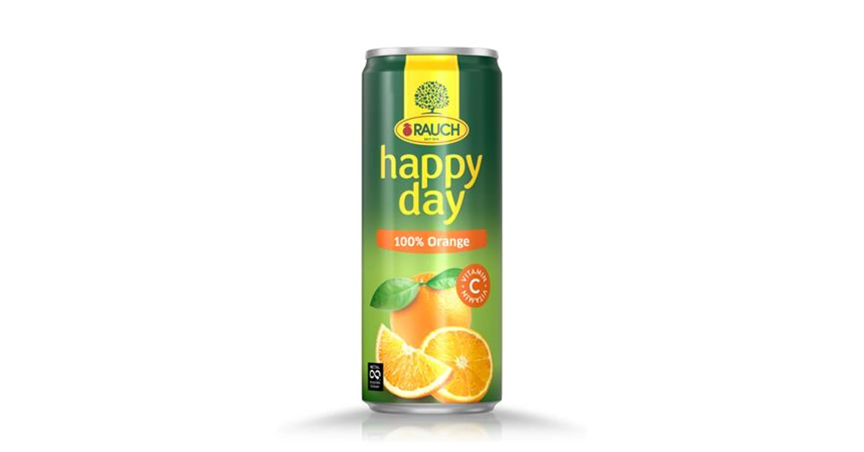 Gyümölcslé, 100%, 0,33 l, dobozos, RAUCH Happy day, Orange - RAUCH ...